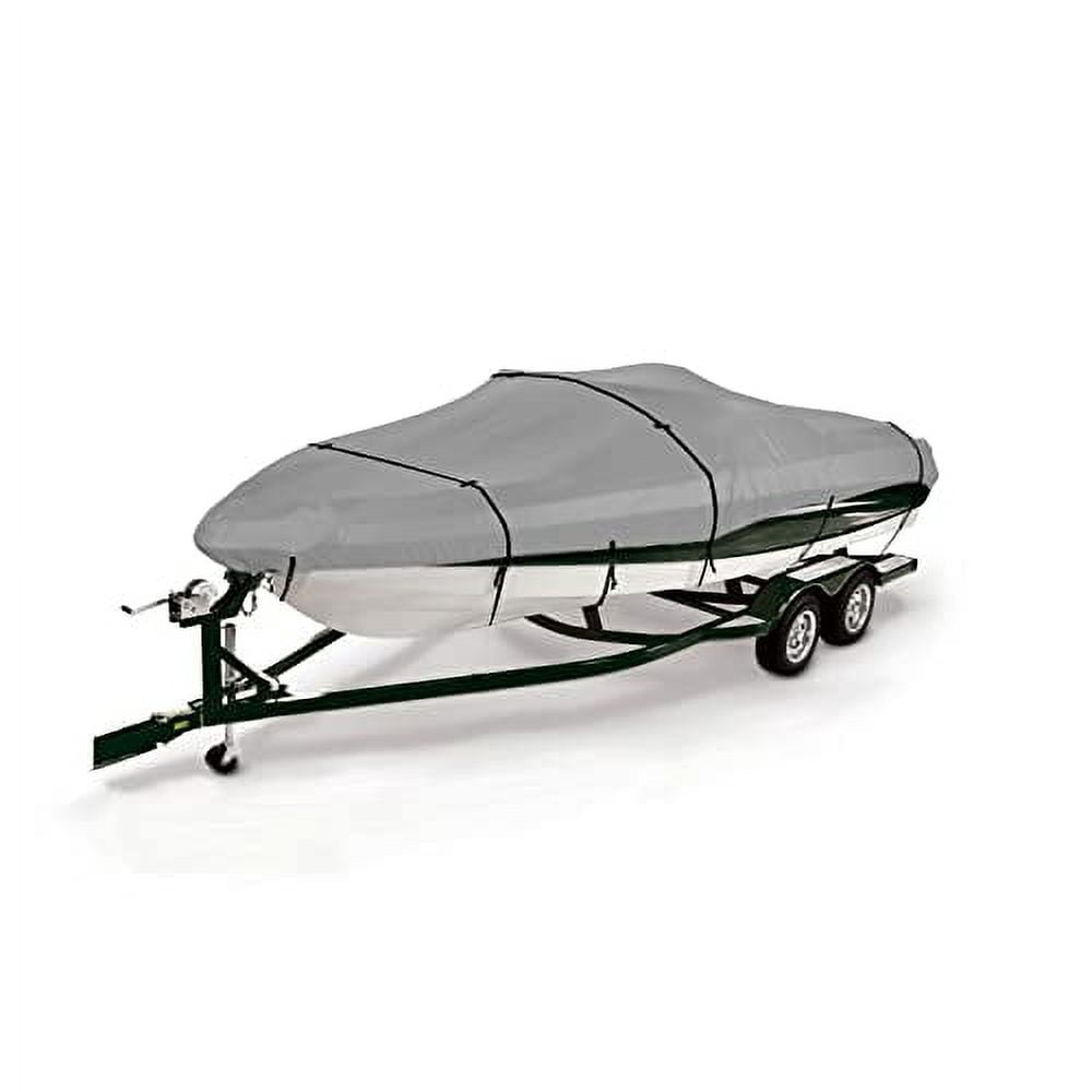 Savvycraft Heavy Duty Boat Cover, Waterproof Trailerable Boat Cover ...