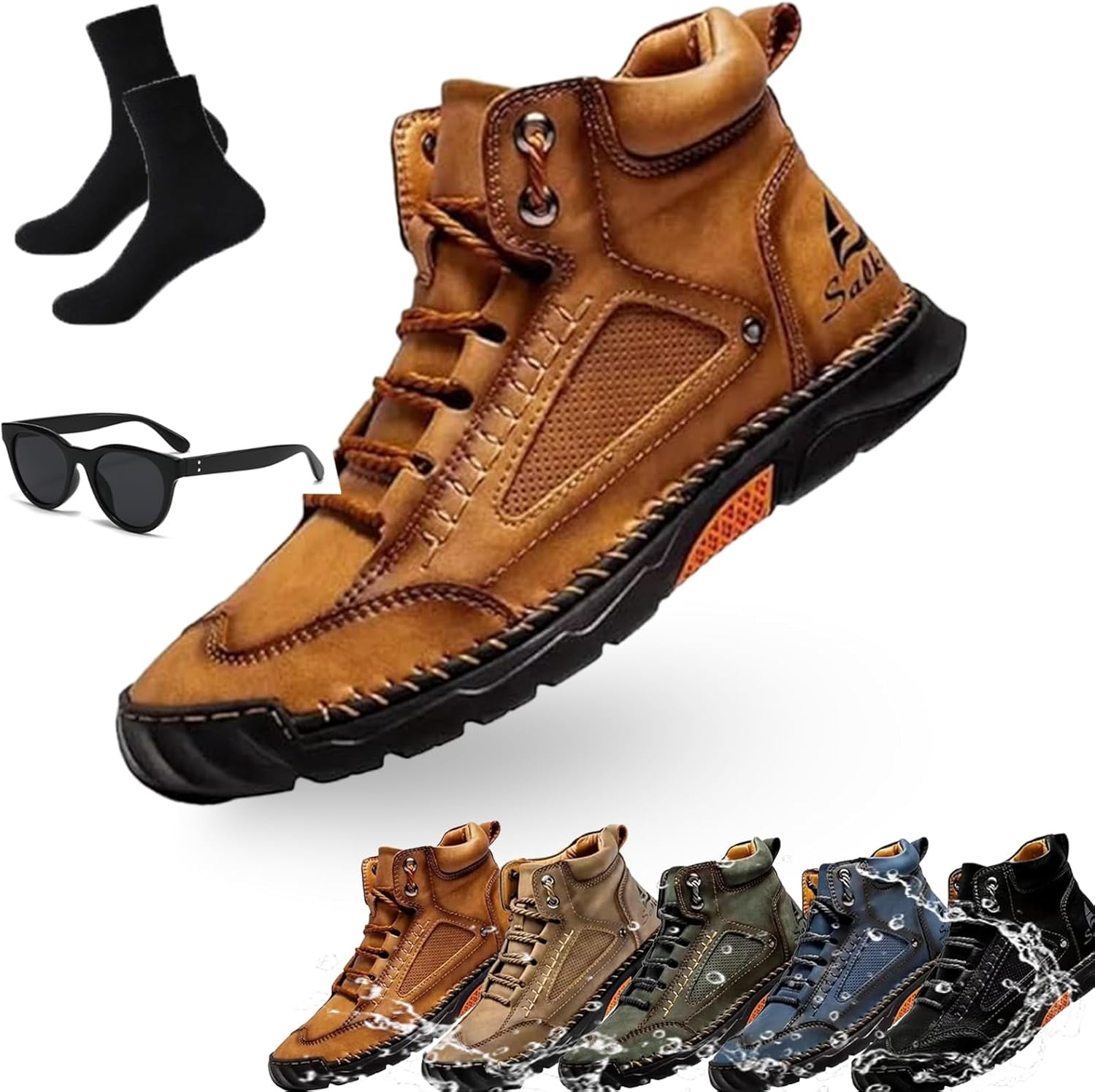 Saw Behind - Sawbehind Mens Boots Men's Comfortable Handmade Leather ...
