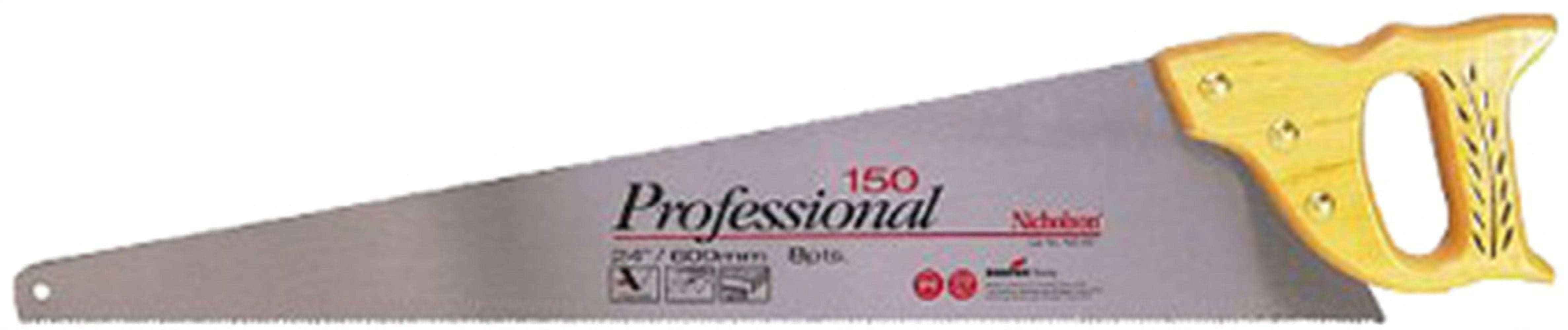 Nicholson NS1501 Pro 8 Point Standard Tooth Handsaw - 24 In. - Walmart.com