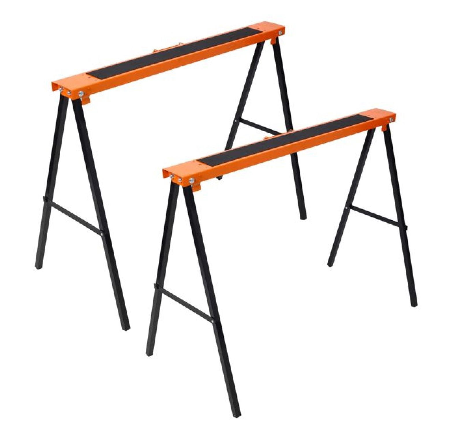 Saw Horses 2 Pack, Folding Portable Work Horse with Fast Open Legs ...