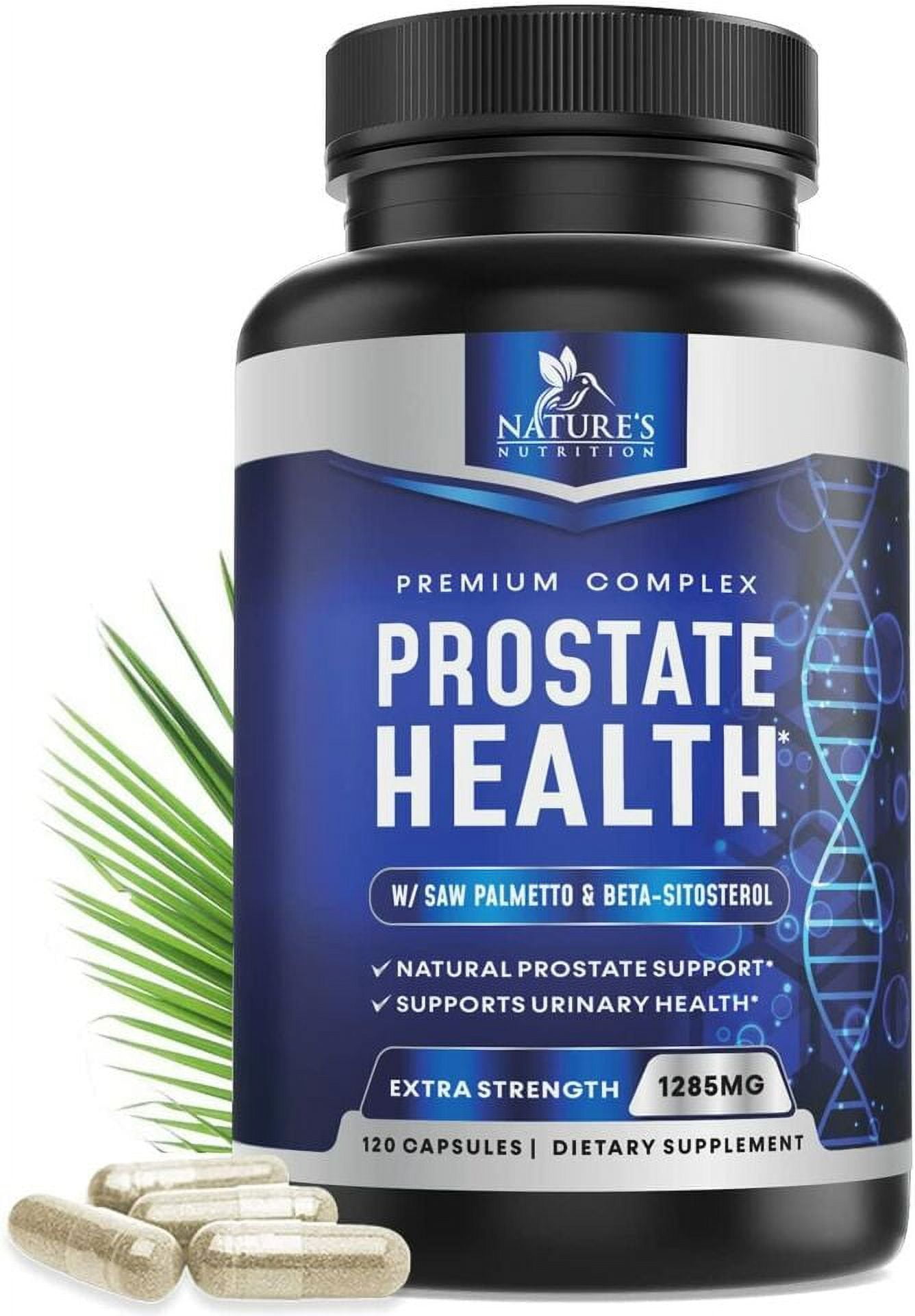 Saw Palmetto 1285mg Prostate Supplement Urinary Support 120 Capsules ...