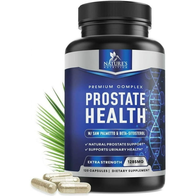 Saw Palmetto 1285mg Prostate Supplement Urinary Support 120 Capsules ...