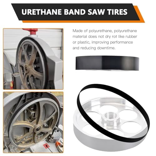Saw Tires 9 inch x 1/2 inch x .095 inch 2 Pack Belt for Delta 28-150 ...