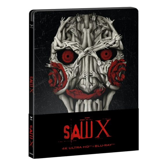 Saw X - 4K Steelbook (Bd 4K + Bd Hd) (4K Ultra HD) Tobin Bell Shawnee Smith Synnøve Macody Lund ...