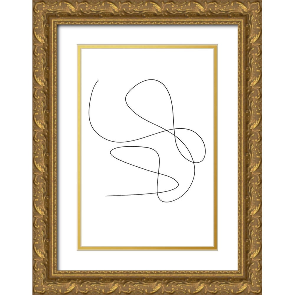 Sawall, Anastasia 11x14 Gold Ornate Wood Framed with Double Matting ...