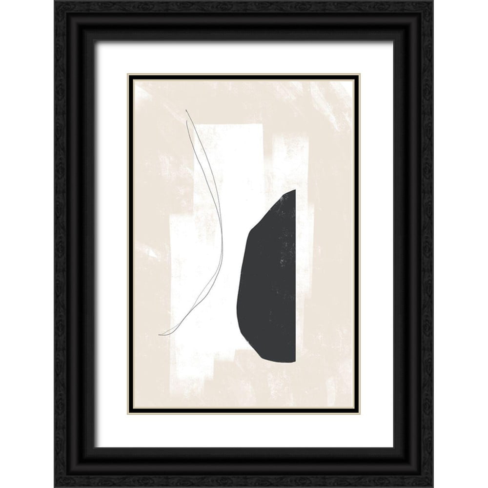 Sawall, Anastasia 17x24 Black Ornate Wood Framed with Double Matting ...