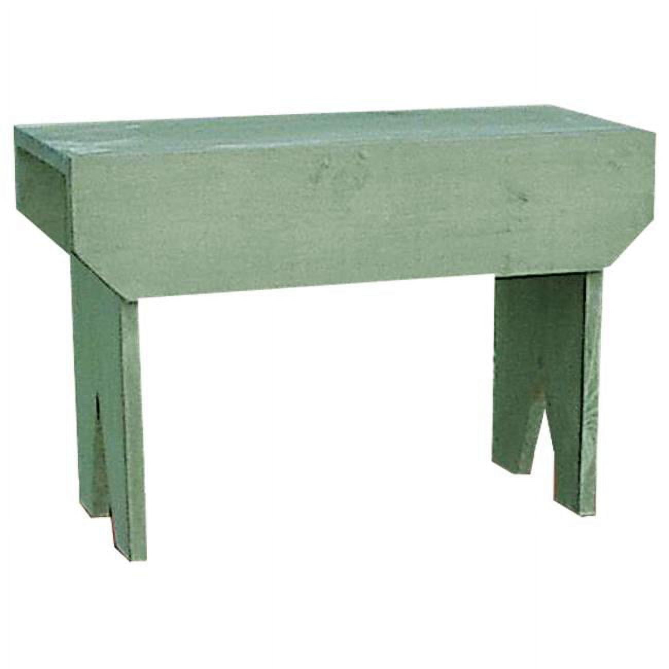 Sawdust City 2 ft. Simple Wood Bench- Turquoise - Walmart.com