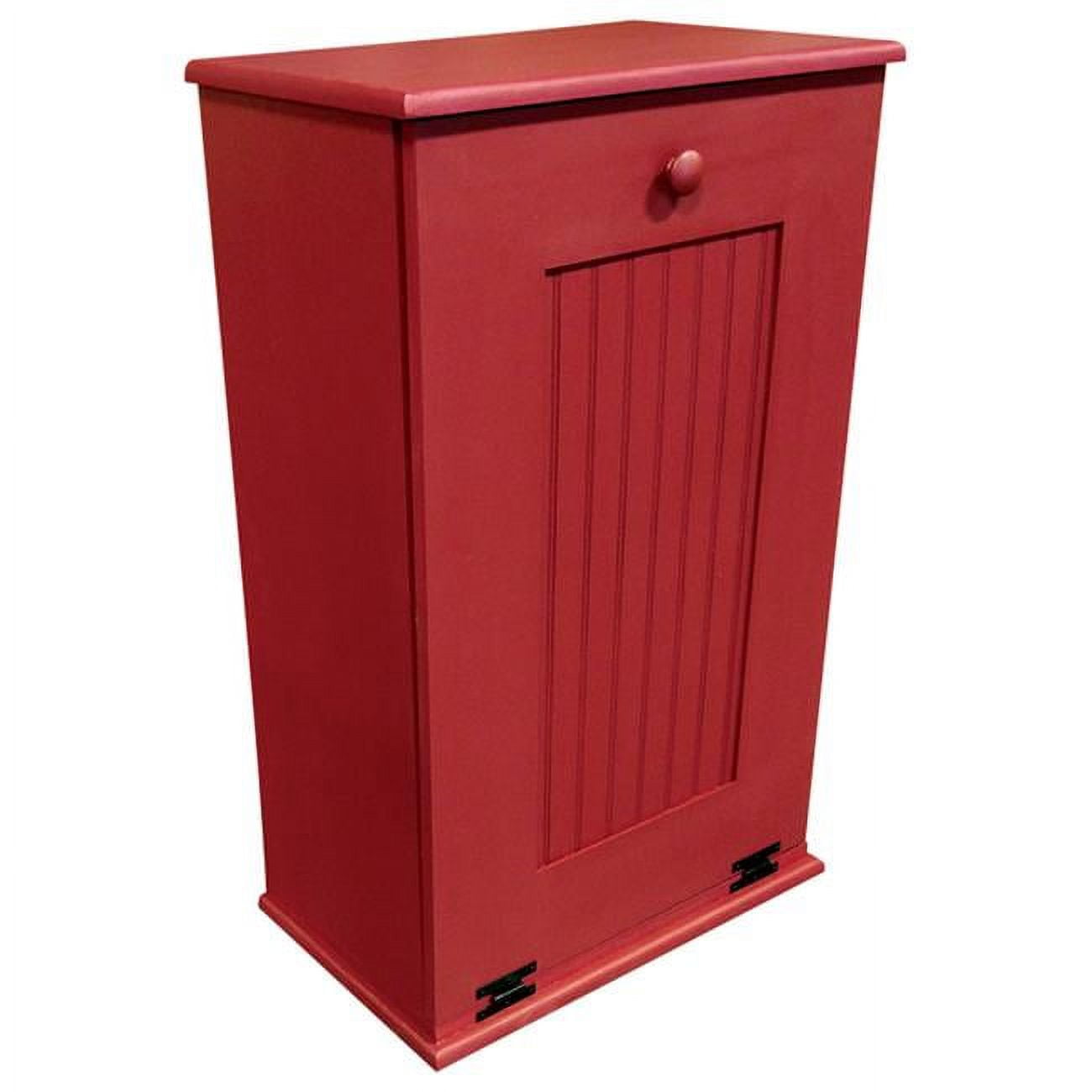 Sawdust City Wooden Trash Bin- Red - Large - Walmart.com