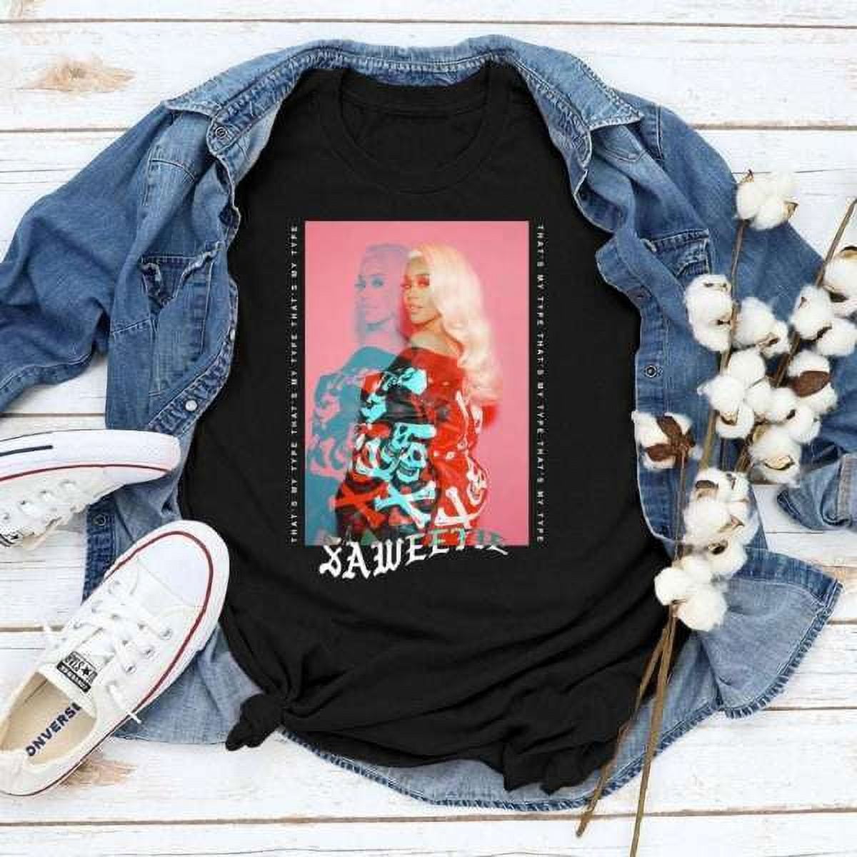 Saweetie T-shirt Merch Rapper - Walmart.com