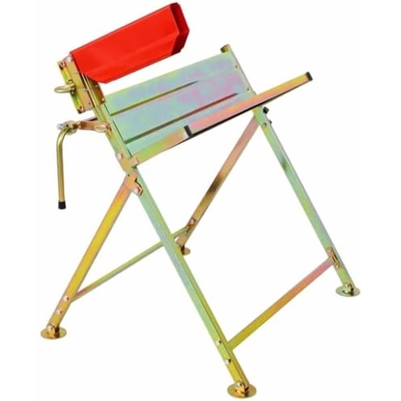 Sawhorse, Collapsible Log Cutting Stand for Firewood, Heavy-Duty Steel ...