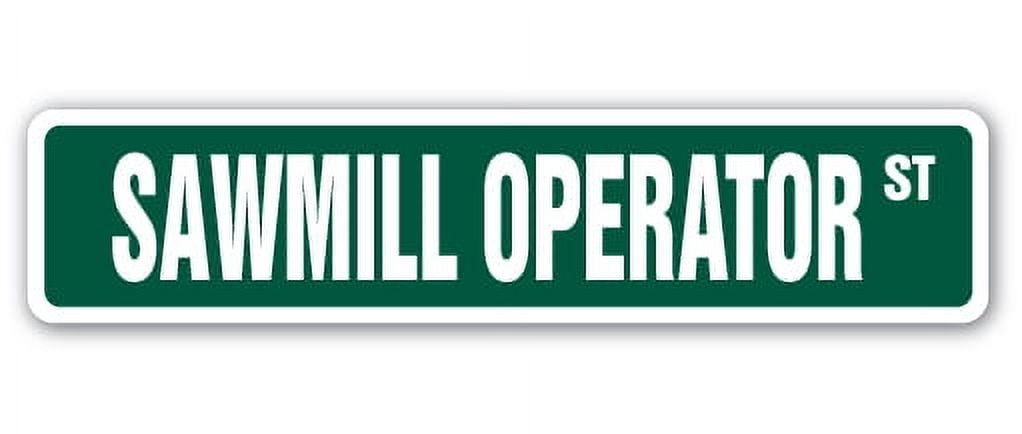 Sawmill Operator Street [3 Pack] of Vinyl Decal Stickers | Indoor ...