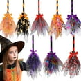 Sawpy Witch Broom Halloween Decor, Animated Witches Moving Broomstick ...
