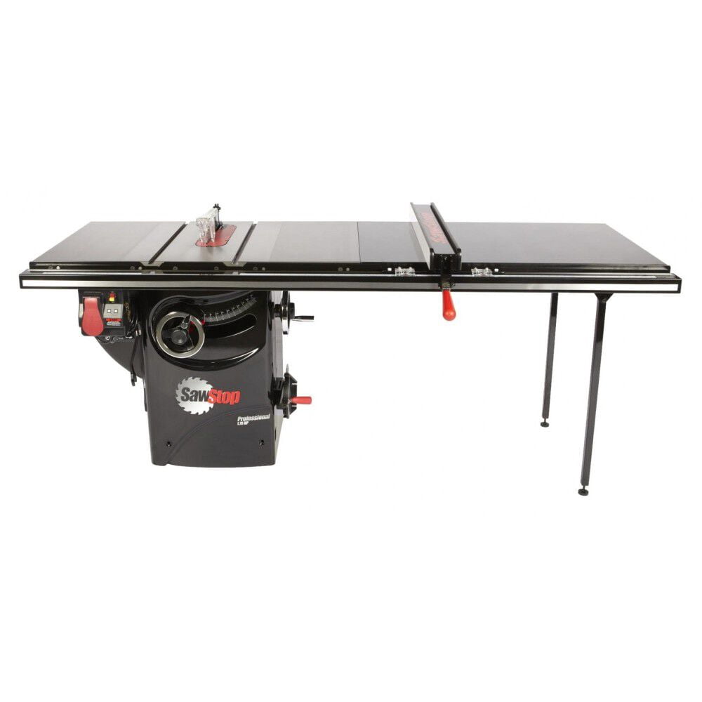 Sawstop 10 In. 1.75 Hp Professional Cabinet Saw With 52 In. Fence ...