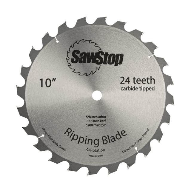 Sawstop 24 Tooth Ripping Table Saw Blade - Walmart Business Supplies