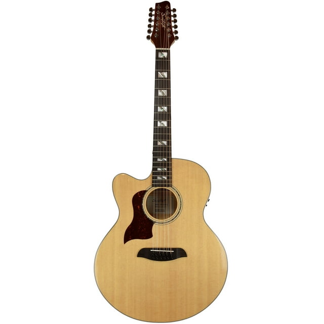 Sawtooth Maple Series Left-Handed 12-String Acoustic-Electric Cutaway ...