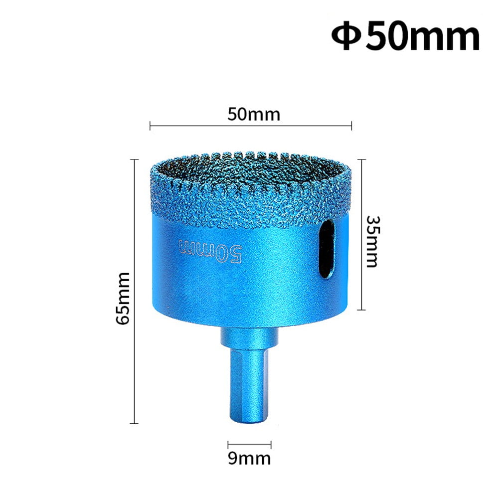 Sawtooth brazing hole opener: for precision drilling of tiles, glass ...