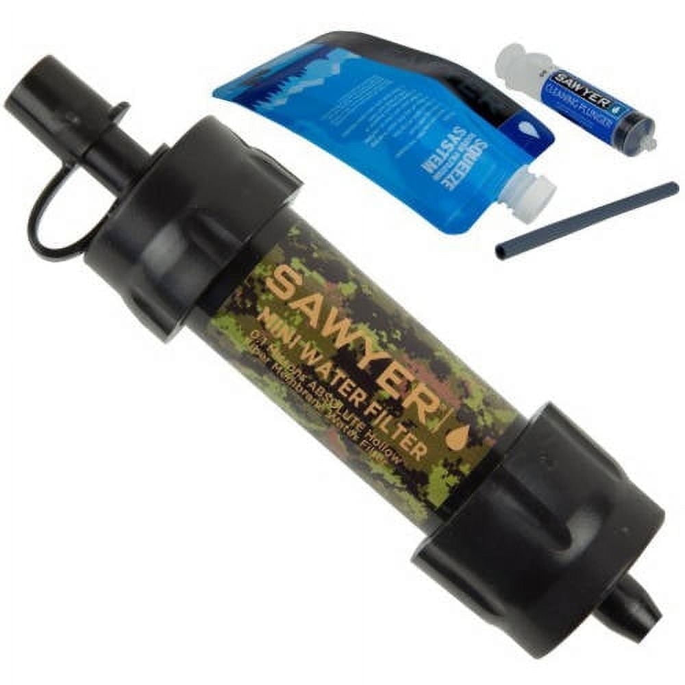 Sawyer Products SP107 MINI Water Filtration System, Single, Camo ...