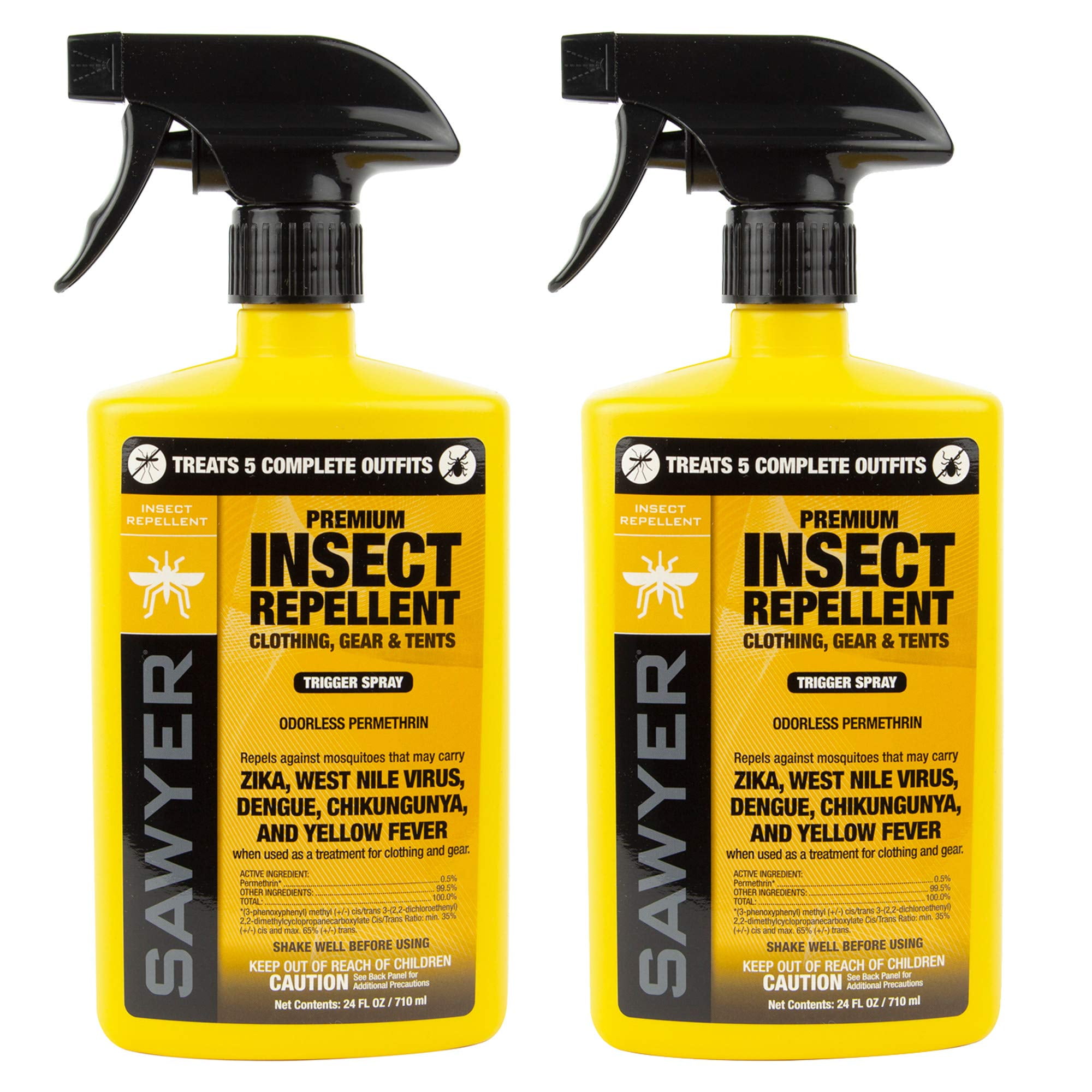 Sawyer Products SP6572 Twin Pack Premium Permethrin Clothing Insect ...