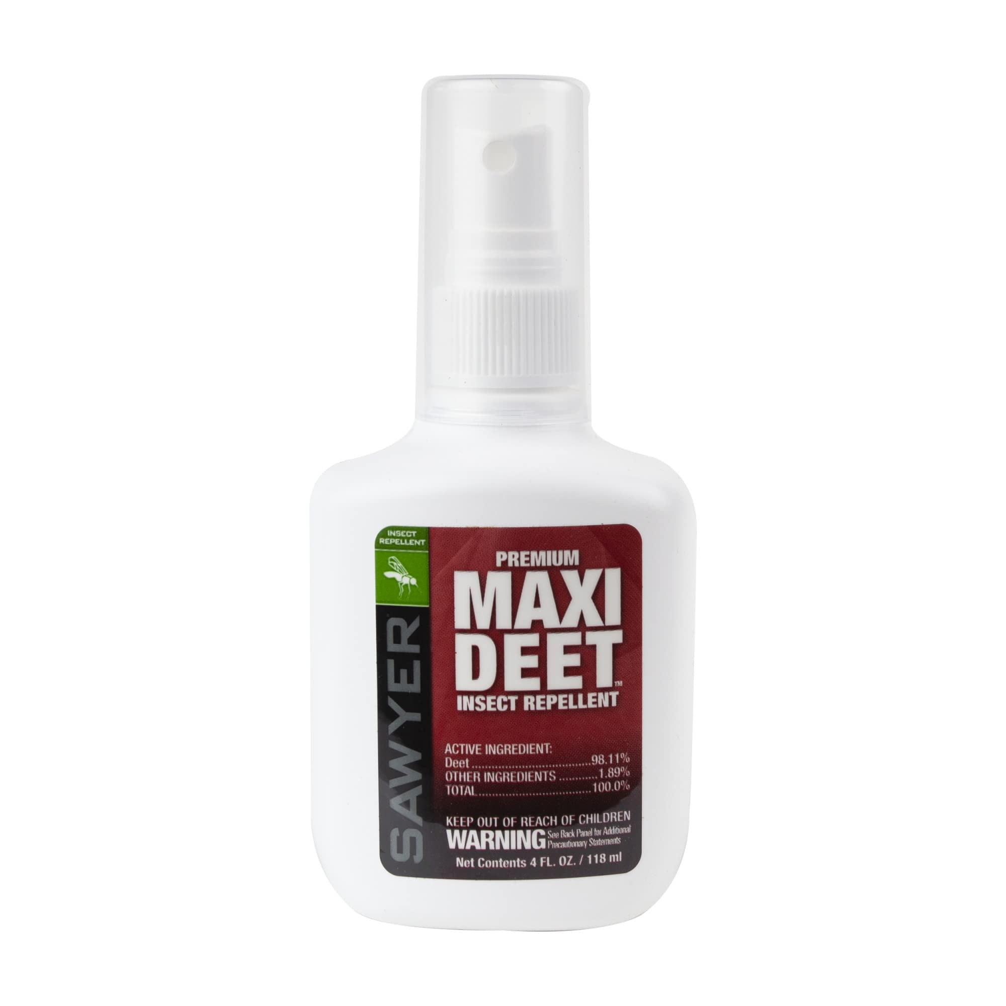 Sawyer Products SP714 Premium Maxi DEET Insect Repellent, 100% DEET ...