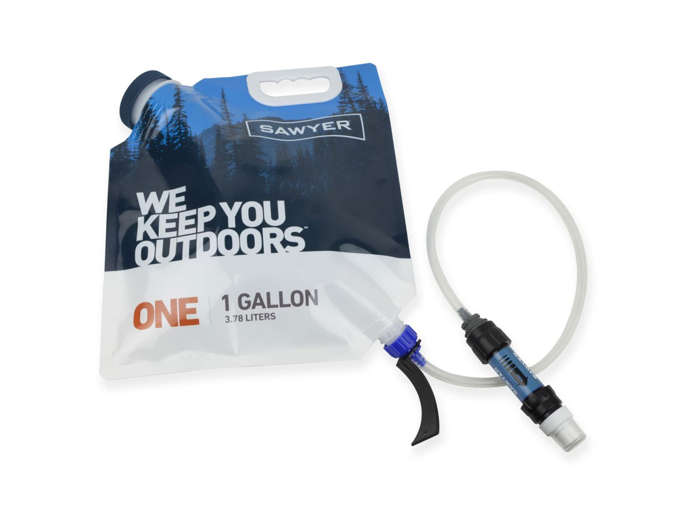 Sawyer SP160 One Gallon Gravity Water Filtration System w/ Mini Filter ...