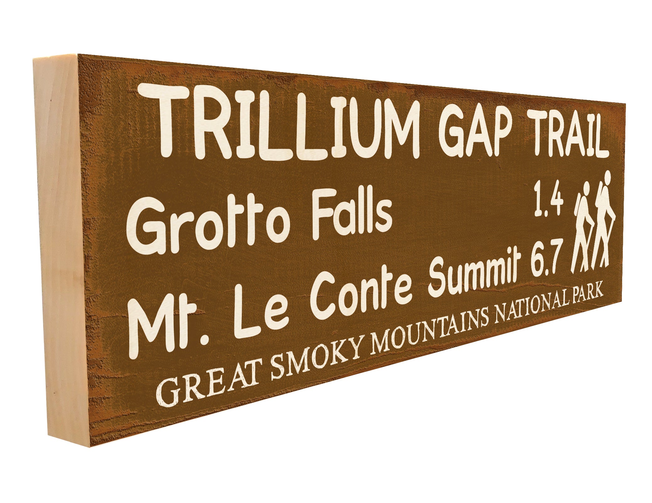 Sawyer's Mill - Trillium Gap Trail Marker. Wood Sign for Home or Office ...