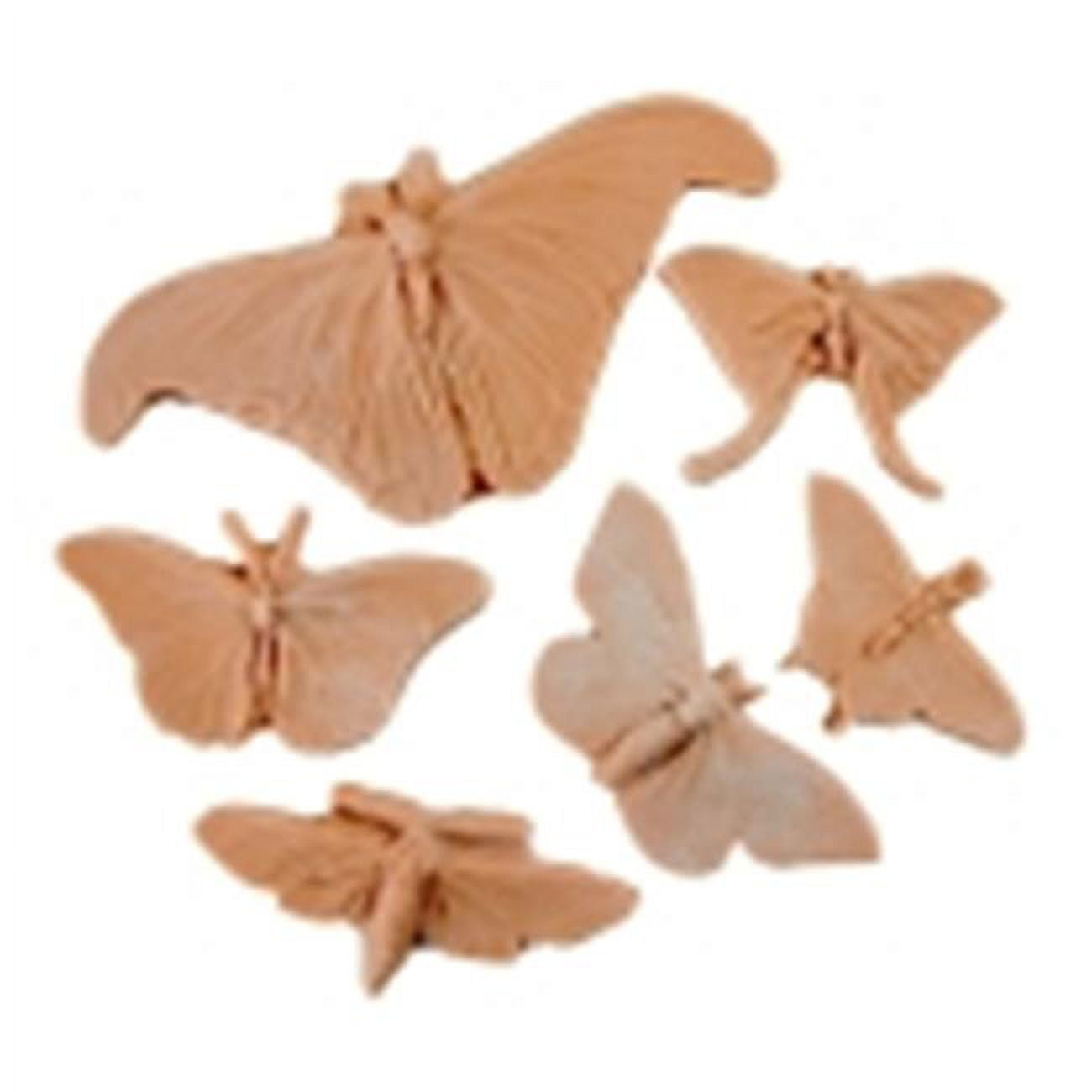 Sax Butterflies And Moth Nature Impression Set, Tan, Set - 6 - Walmart.com