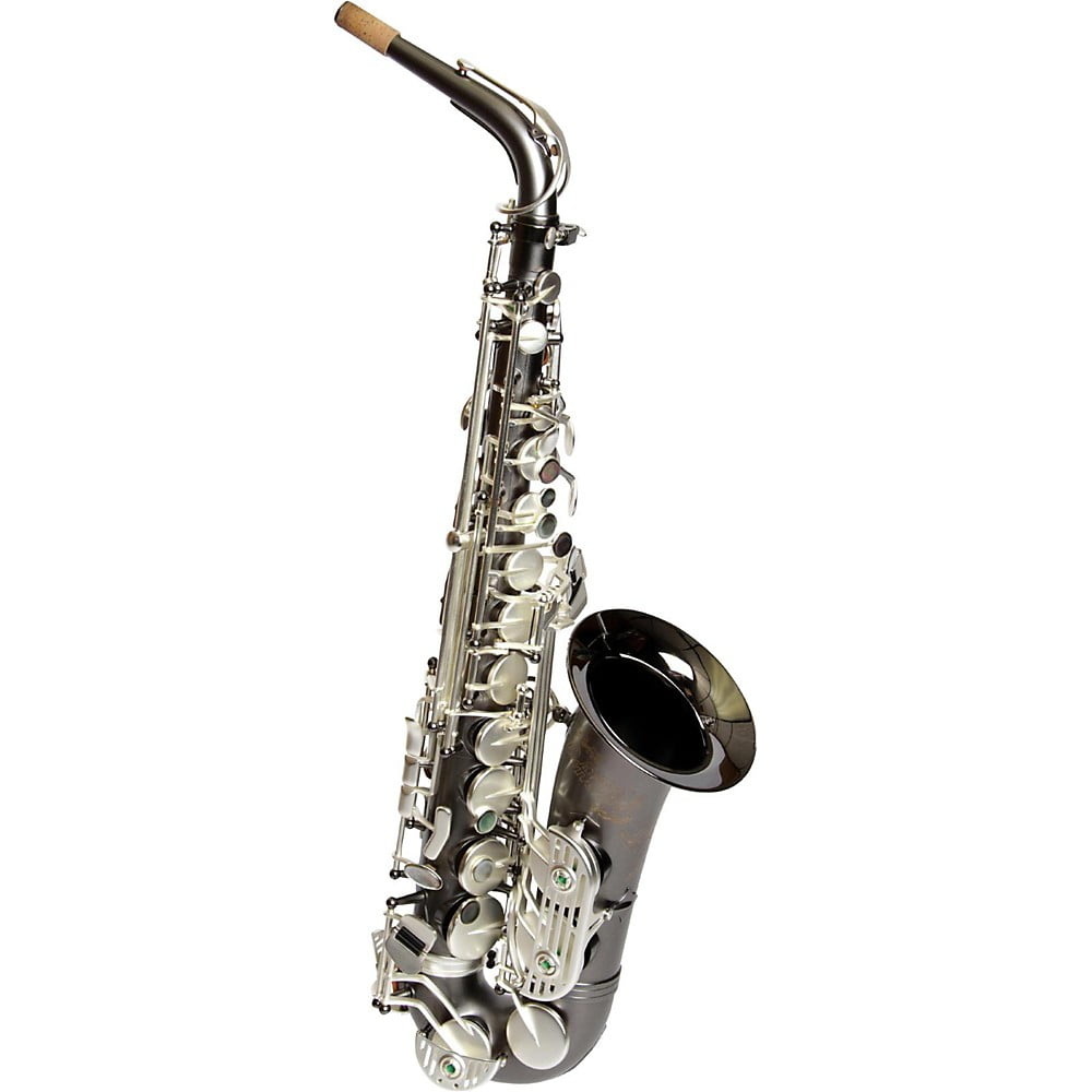 Sax Dakota SDA-XL-120 Professional Alto Saxophone Satin Silver Keys ...