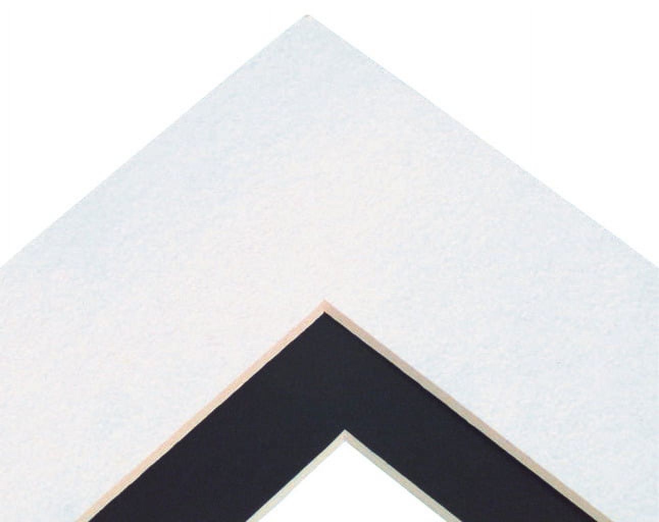 Sax Exclusive Die-Cut Mat Boards, 11 x 14 Inches, White Pebble, Pack of ...