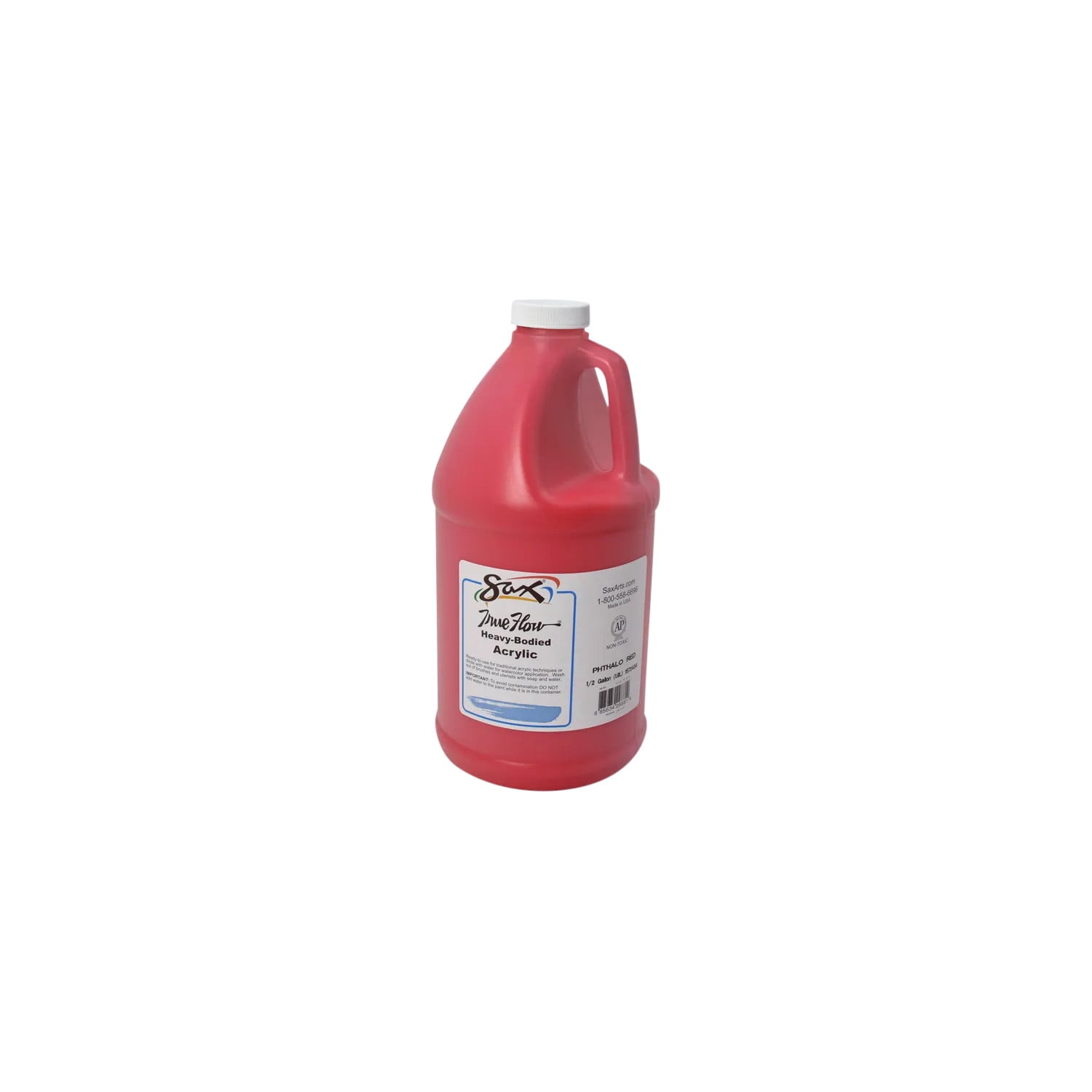 Sax Heavy Body Acrylic Paint, 1/2 Gallon, Phthalo Red - Walmart.com