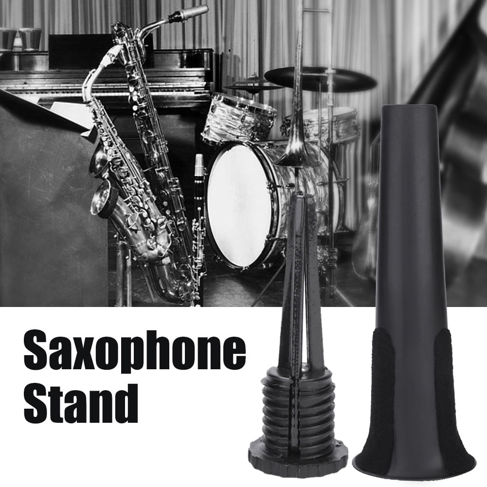 Sax Stand Holder, Plastic Stable Sax Stand, Iron High Performance Black ...
