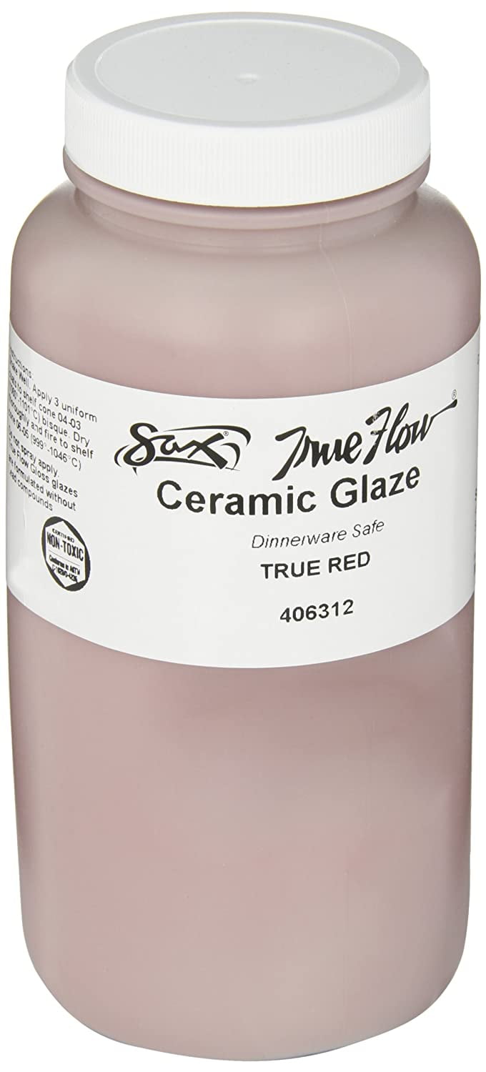Sax True Flow Gloss Glaze, Red, 1 Pint - - Walmart.com