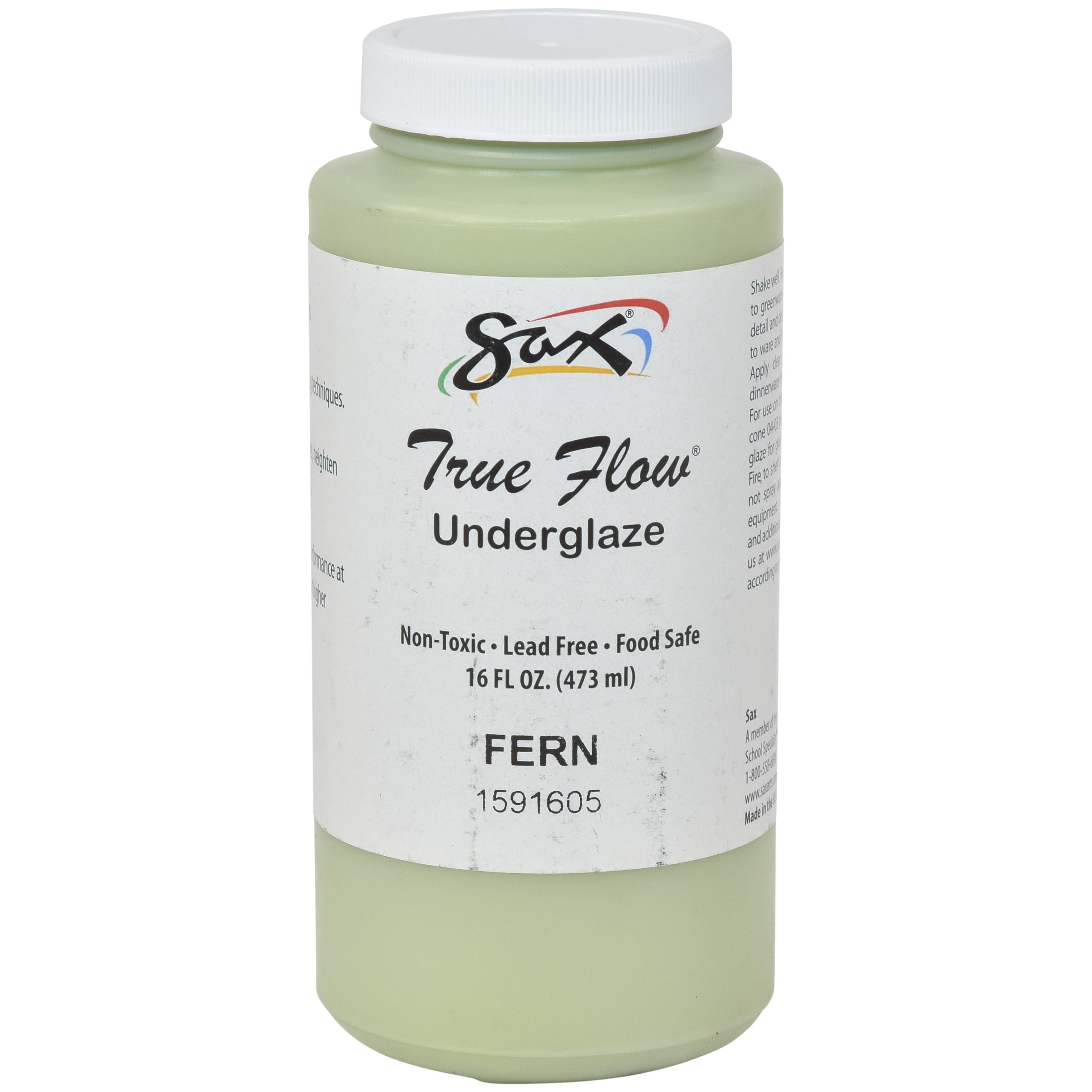 Sax Underglaze, Fern, 1 Pint - Walmart.com