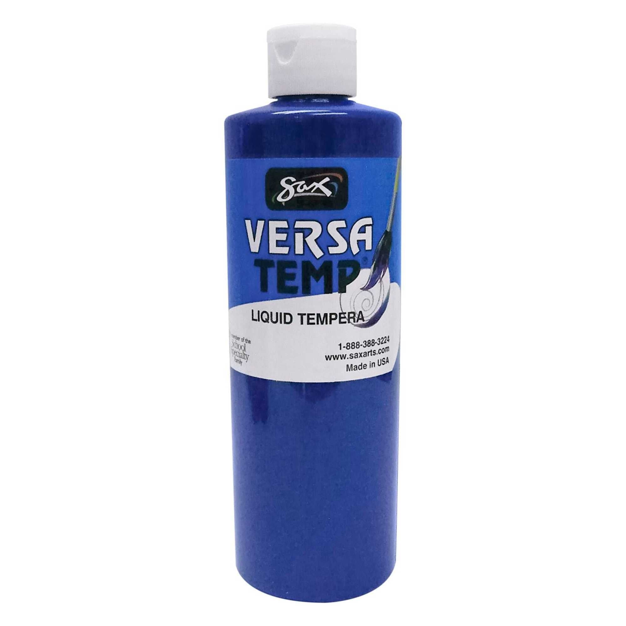 Sax Versatemp Heavy-Bodied Tempera Paint, Primary Blue, Pint - Walmart.com