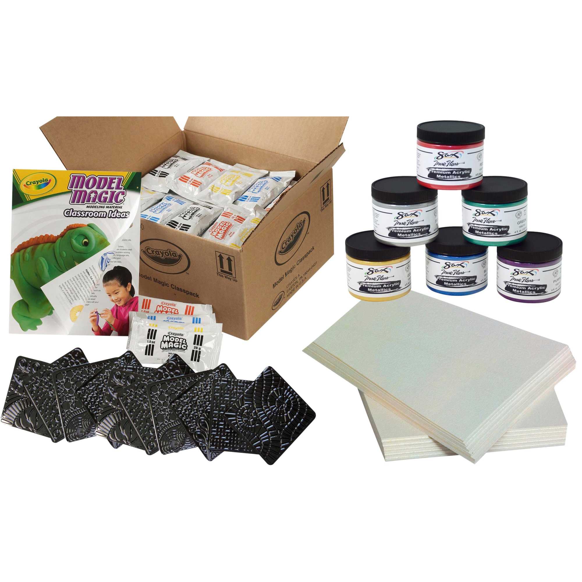 Sax Workshop-In-A-Box Fanciful Fish Relief Sculpture, For 10 Users ...