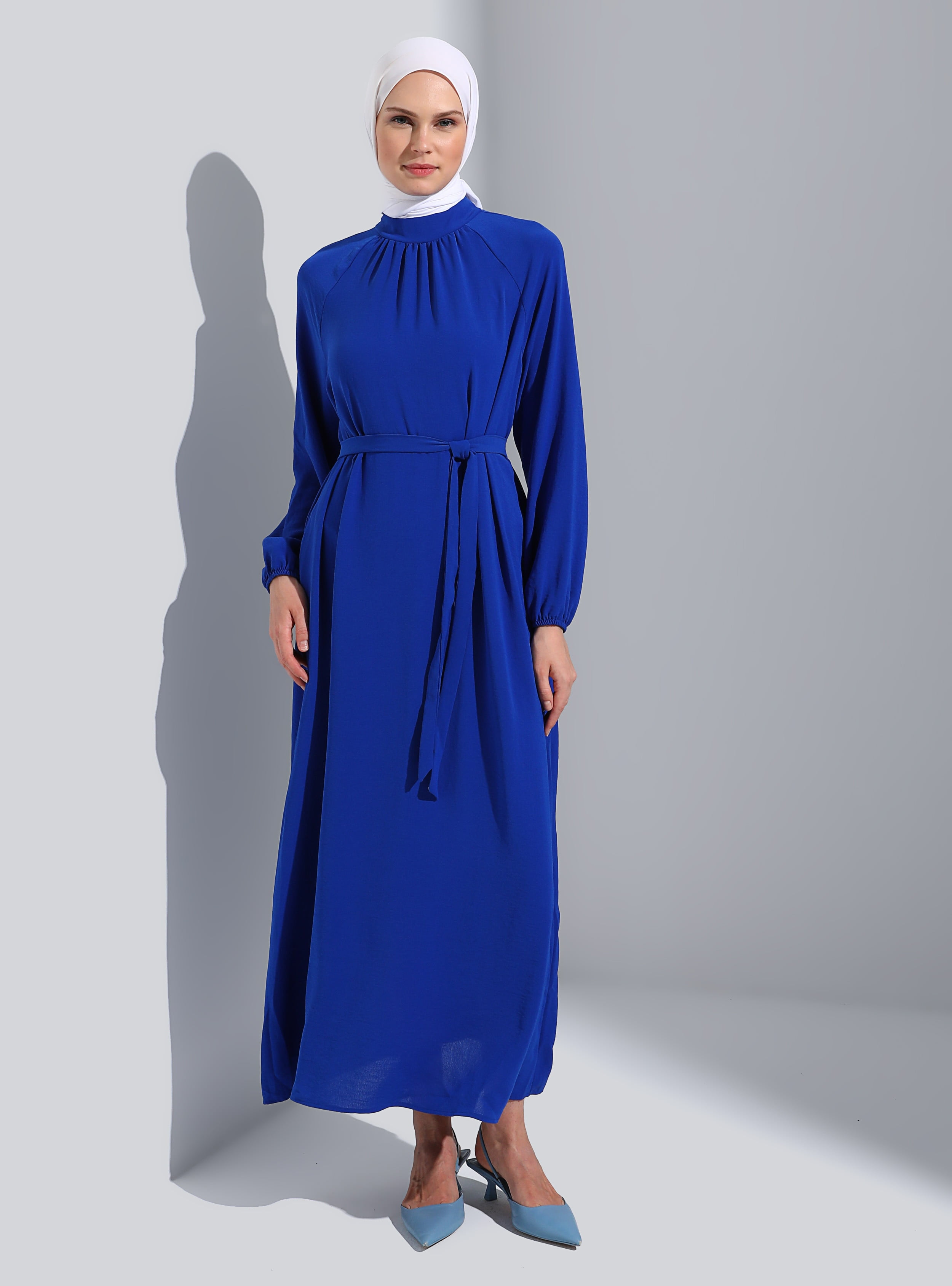 Saxe Blue - Modest Dress - Refka - Walmart.com