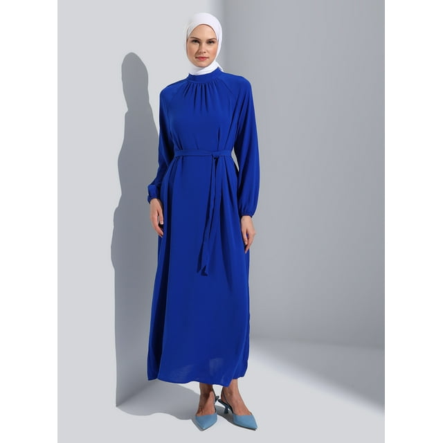 Saxe Blue - Modest Dress - Refka - Walmart.com