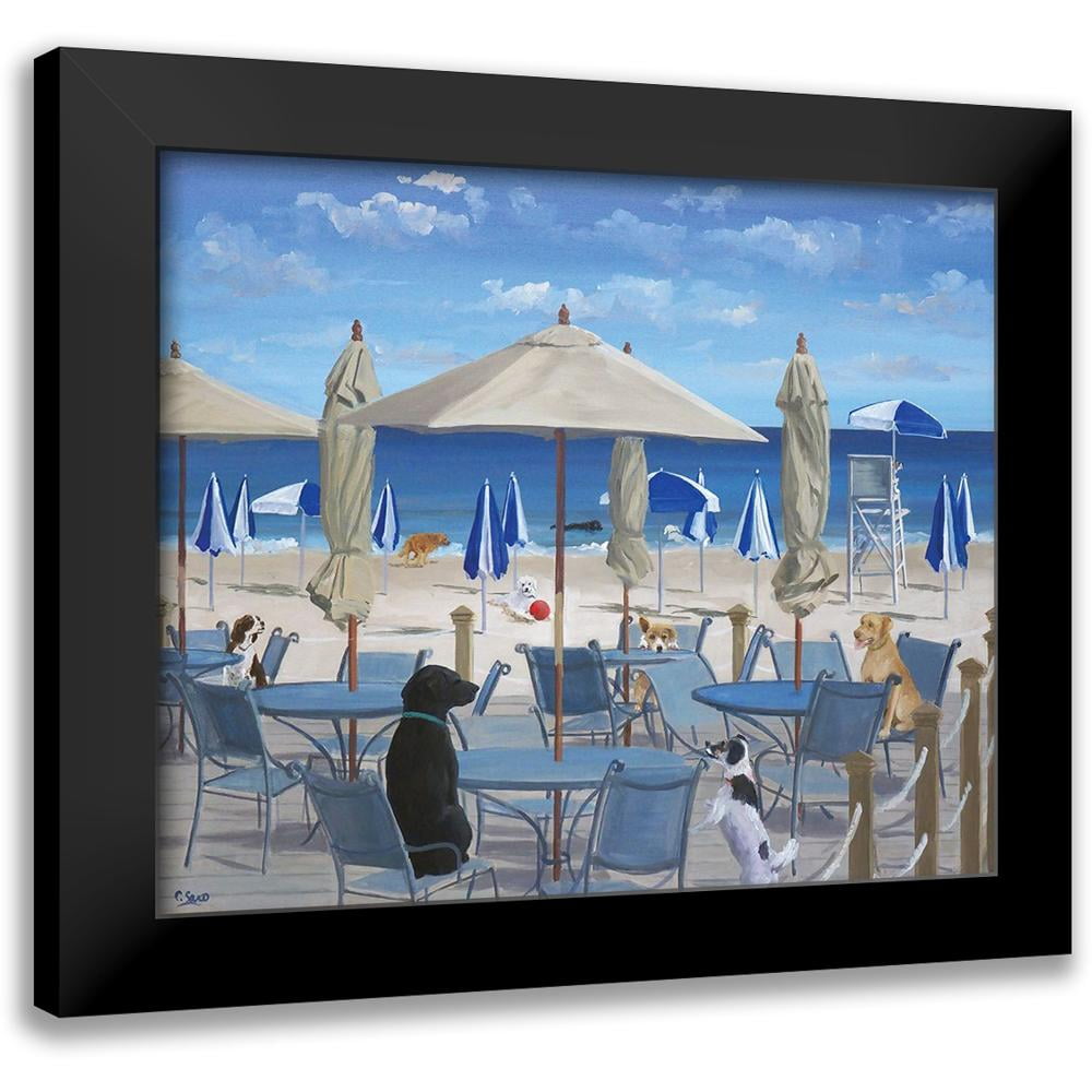 Saxe, Carol 14x12 Black Modern Framed Museum Art Print Titled - Beach ...