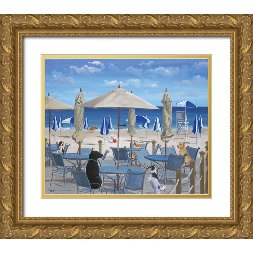 Saxe, Carol 14x12 Gold Ornate Wood Framed with Double Matting Museum ...