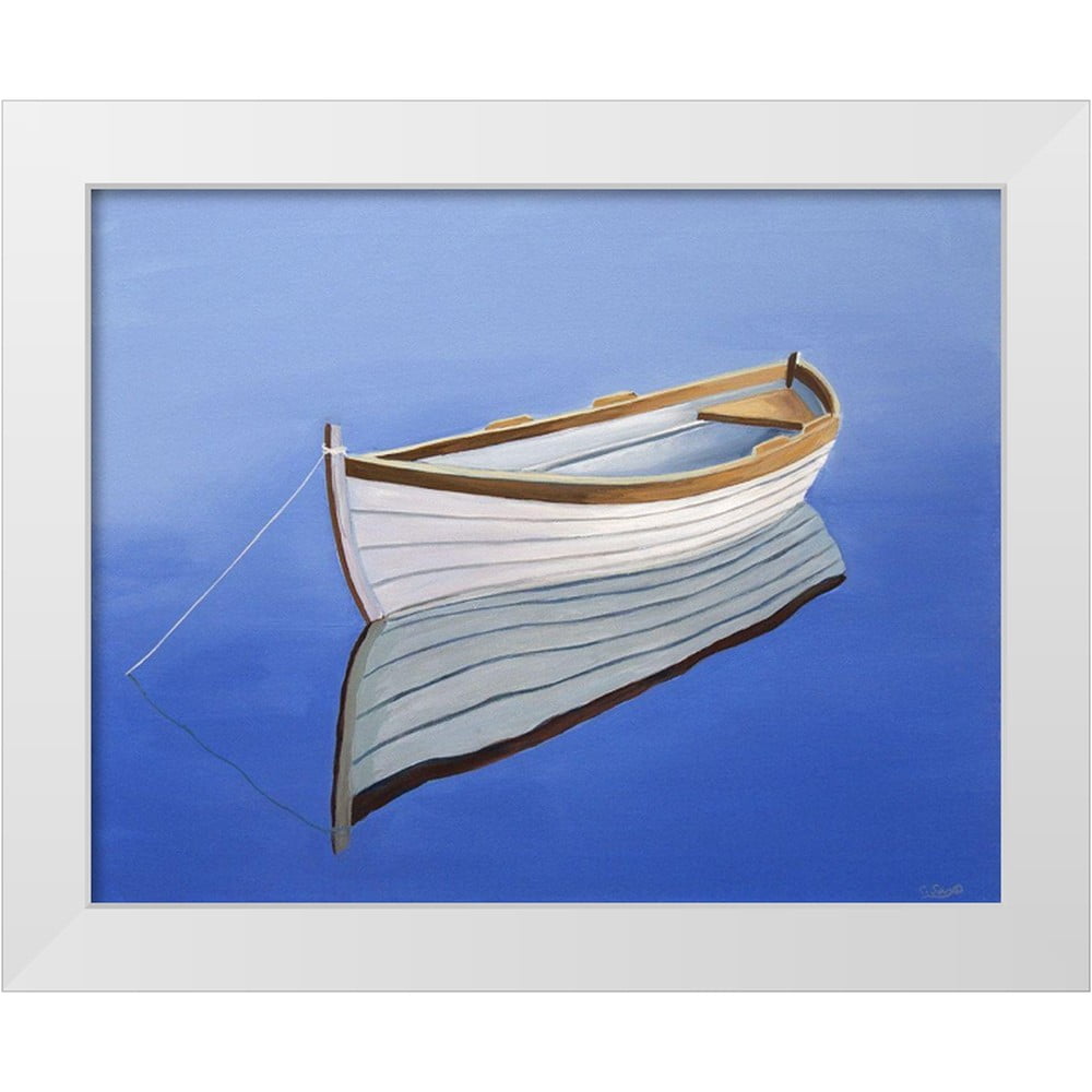 Saxe, Carol 14x12 White Modern Wood Framed Museum Art Print Titled ...