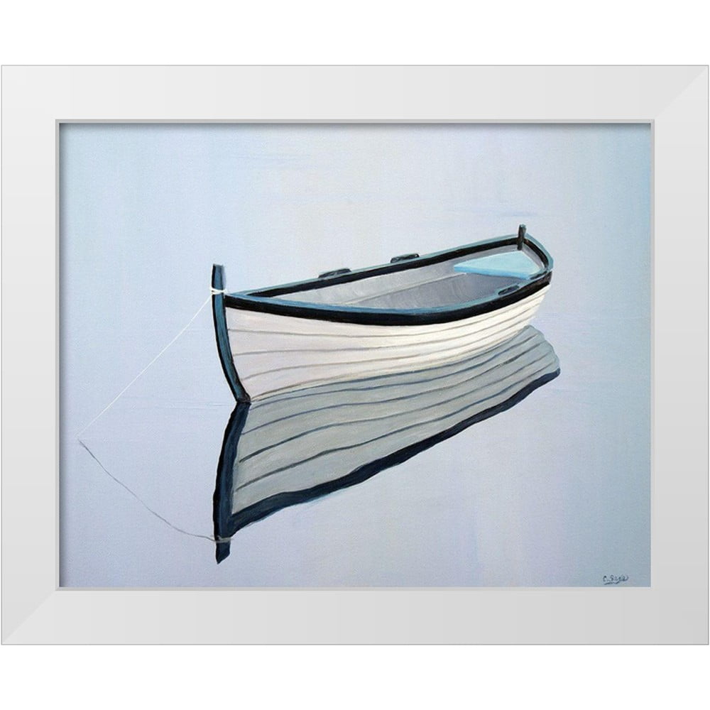 Saxe, Carol 14x12 White Modern Wood Framed Museum Art Print Titled ...