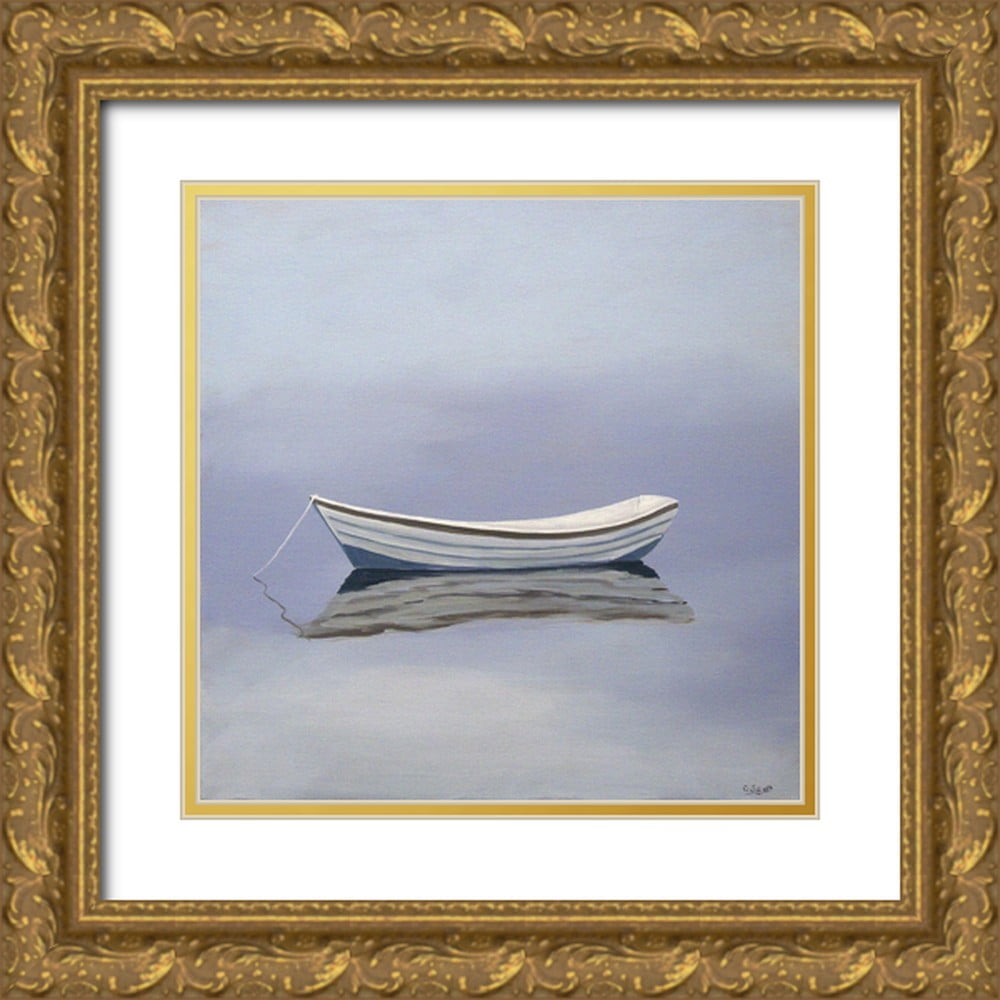 Saxe, Carol 15x15 Gold Ornate Wood Framed with Double Matting Museum ...