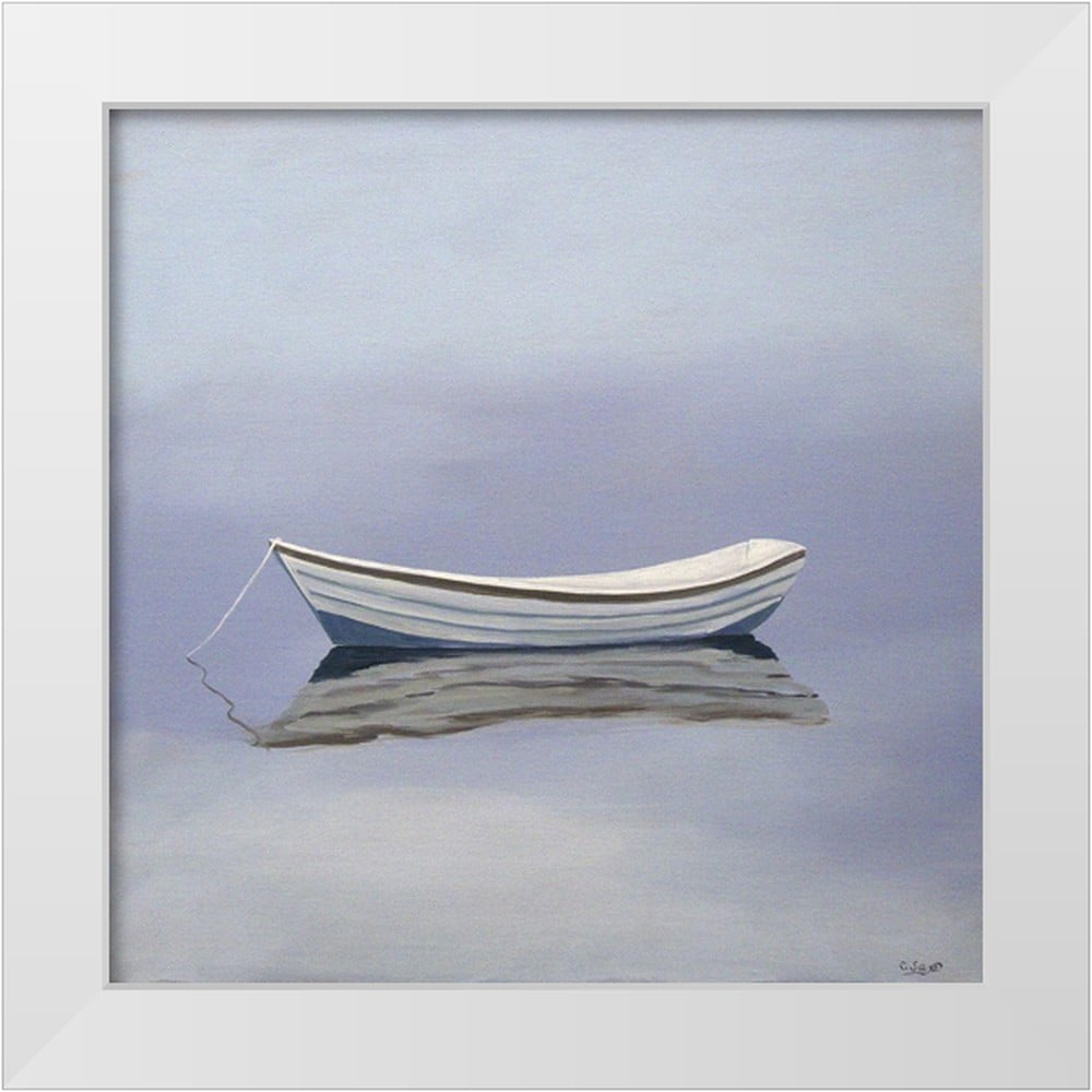 Saxe, Carol 15x15 White Modern Wood Framed Museum Art Print Titled ...