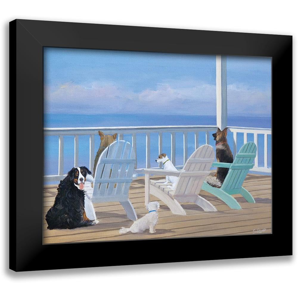 Saxe, Carol 18x15 Black Modern Framed Museum Art Print Titled - Porch ...