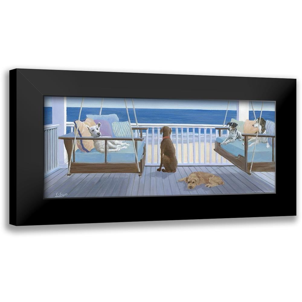 Saxe, Carol 24x12 Black Modern Framed Museum Art Print Titled - Swing ...