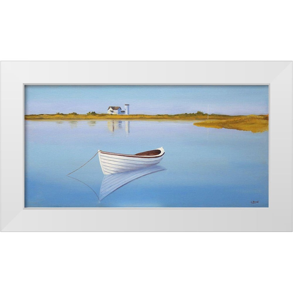 Saxe, Carol 24x14 White Modern Wood Framed Museum Art Print Titled ...