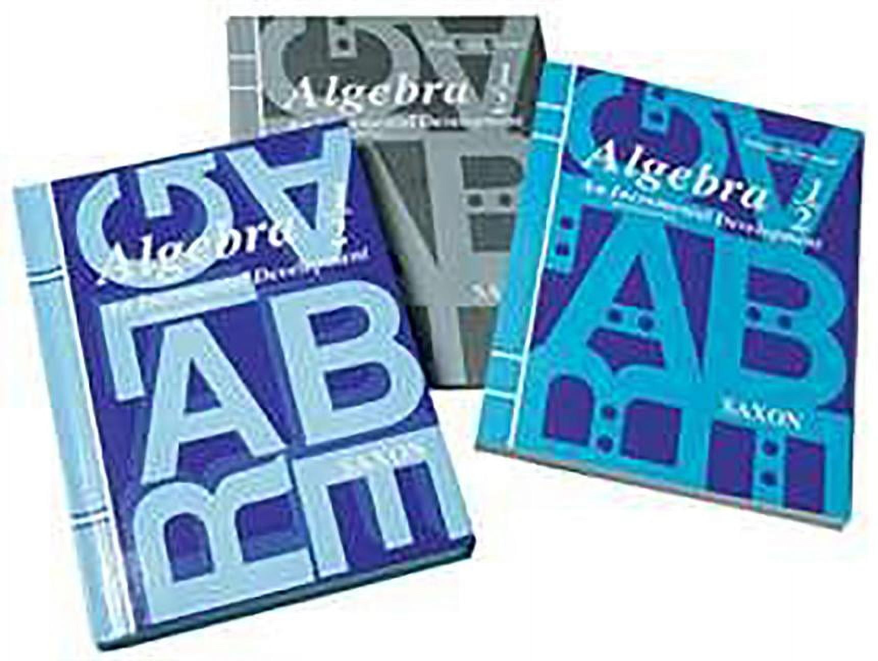 Saxon Algebra 1/2 Kit with Solutions Manual 2007: 3rd Edition ...