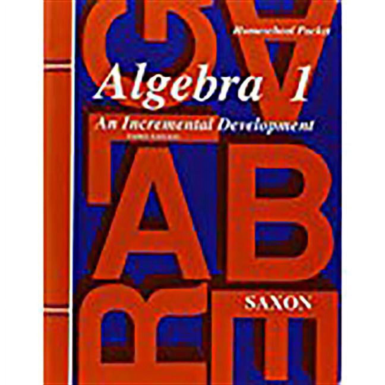 Saxon Algebra 1 Answer Key & Tests Third Edition (Paperback) by Saxon ...