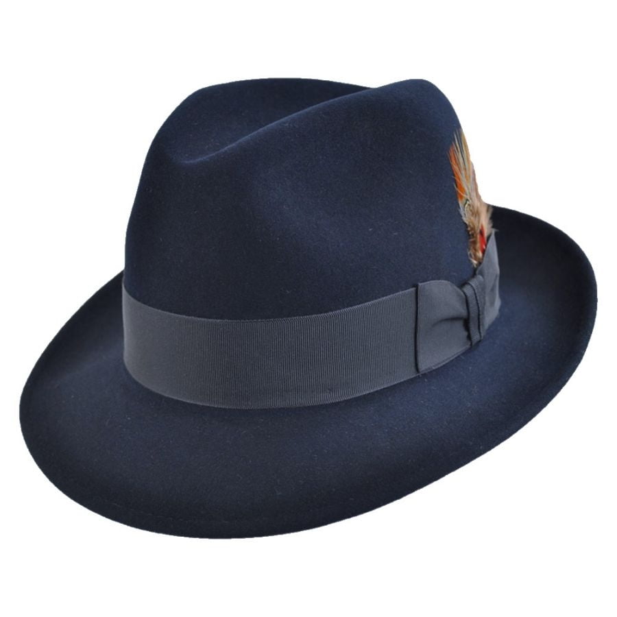 Stetson Saxon Fur Felt Fedora-Midnight-7 - Walmart.com