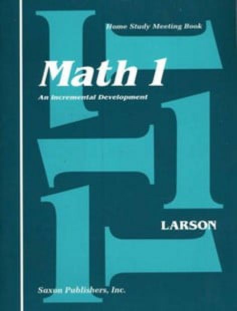 Saxon Math 1 Homeschool: Student's Meeting Book: 1st Edition (Paperback ...