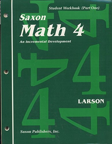 Pre-Owned Workbook Set (Saxon Math 4), 9781565771727, Paperback, 1 ...